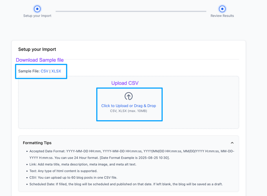 CSV Blog Importer in Blogs - Mastermind Knowledge Base